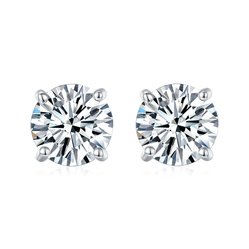 Round Shape Studs | Explore Now | Precious Lab Online Store