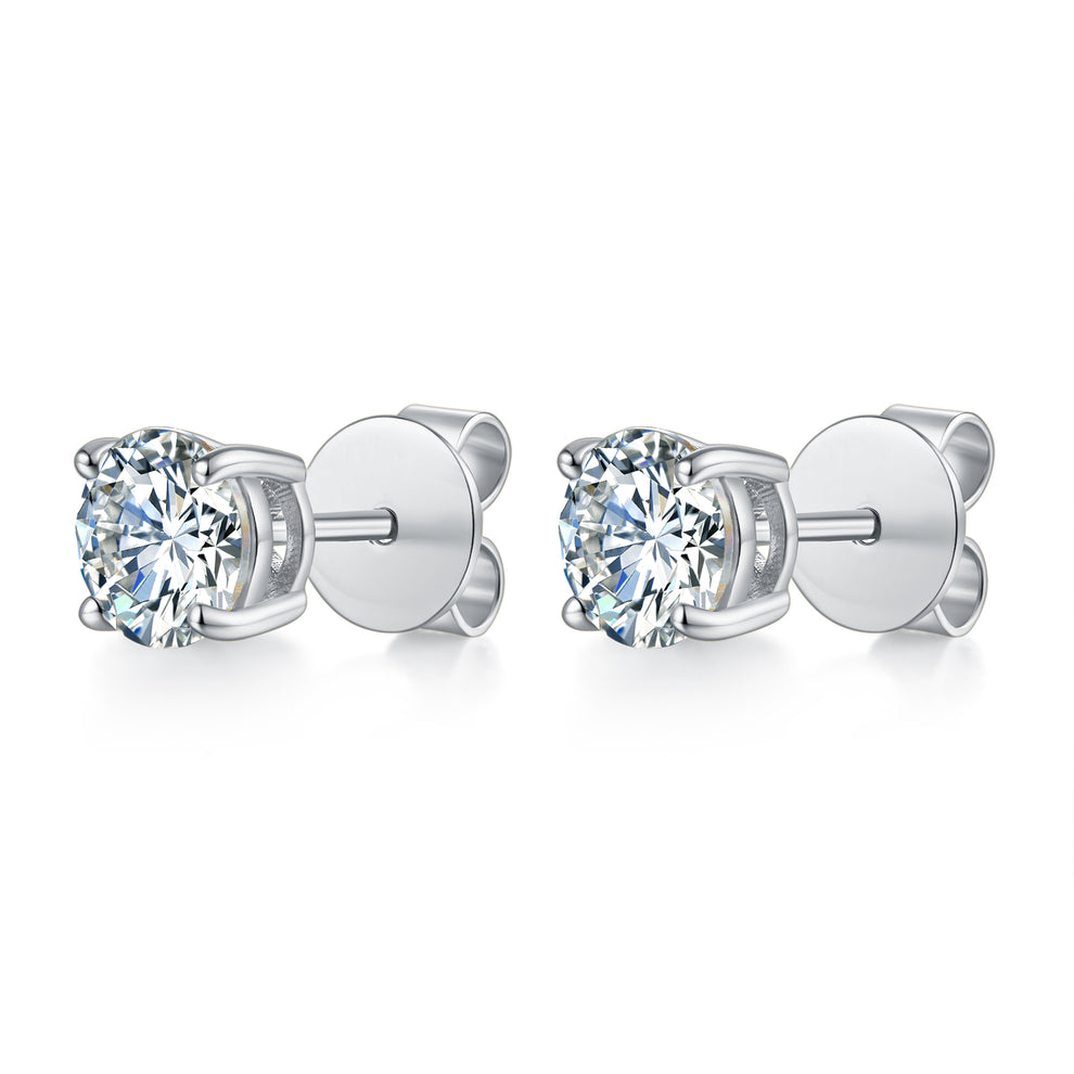 Round Shape Studs | Explore Now | Precious Lab Online Store