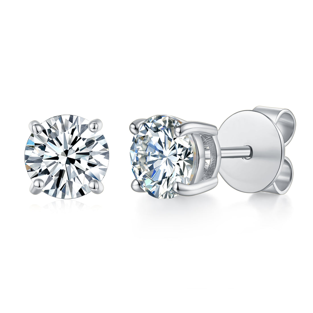 Round Shape Studs | Explore Now | Precious Lab Online Store