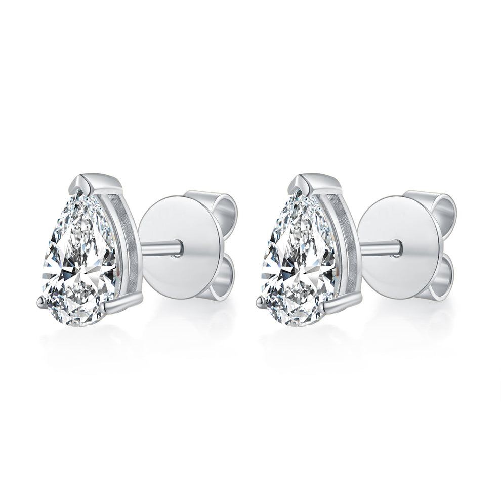 Pear Shape Studs | Explore Now | Precious Lab Online Store